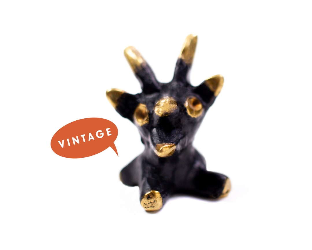 Walter Bosse Devil Bear Figurine - Vintage Original Austrian Goatman ...