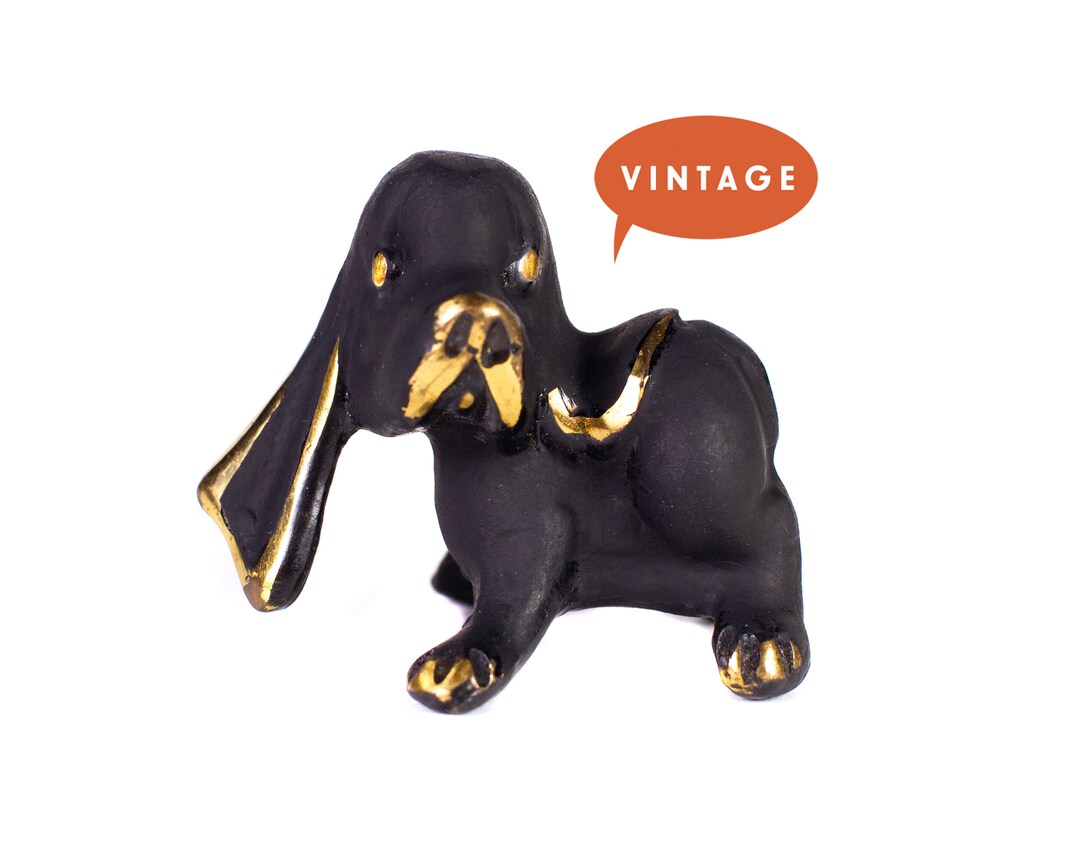 RARE Walter Bosse Dog Figurine RARE Vintage ORIGINAL Mid Century ...