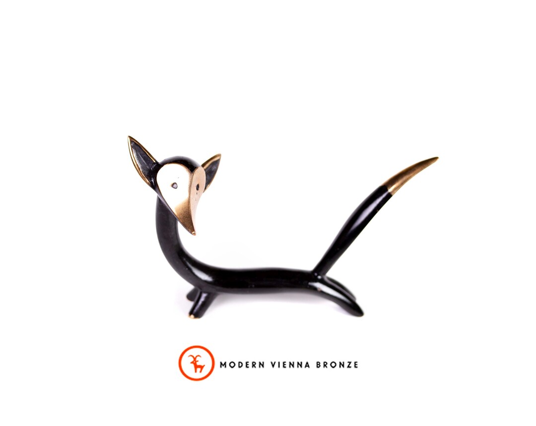 RARE Walter Bosse Fox Sculpture "master" Vintage BIG Original Bosse Mid ...