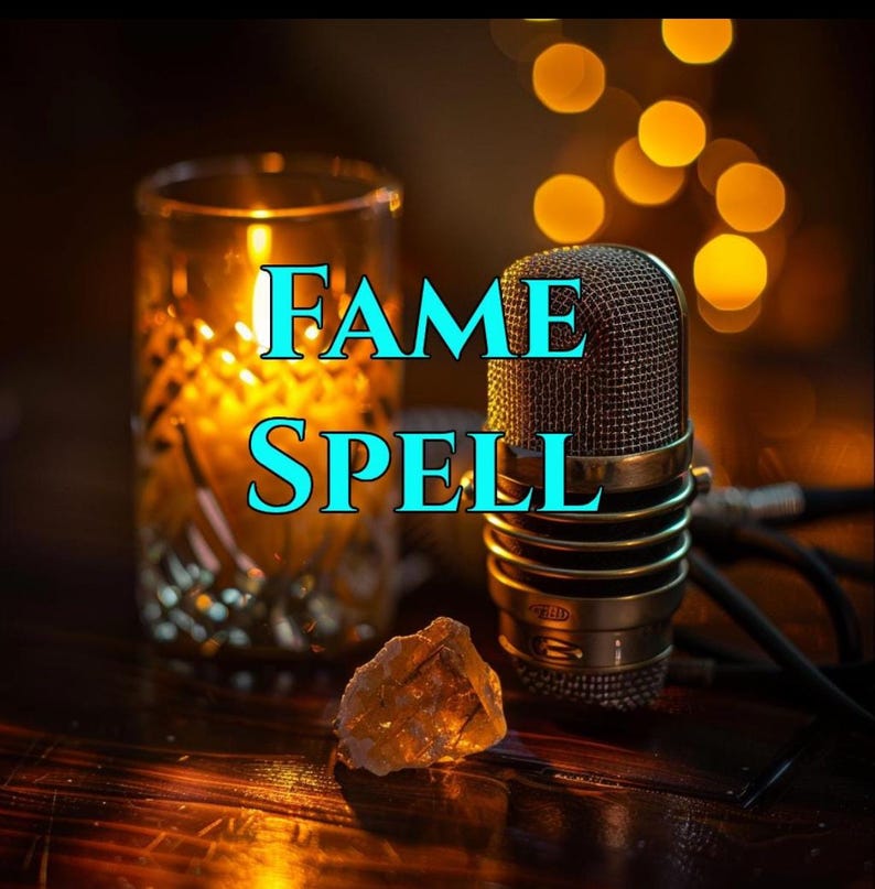 Fame Spell Kit – Attract Recognition & Popularity - Etsy
