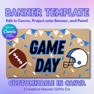 Game Day Small Banner - Etsy UK