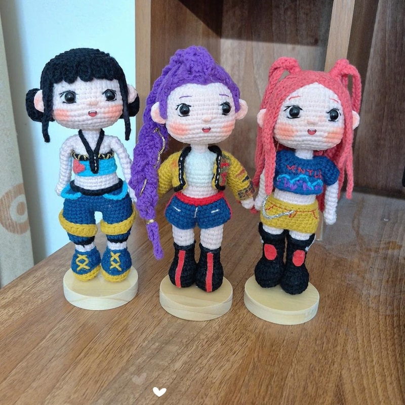 Kpop demon hunters toy a rumi and mira of zoey - Etsy España
