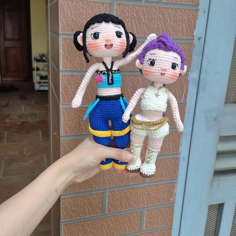Kpop demon hunters toy a rumi and mira of zoey - Etsy España