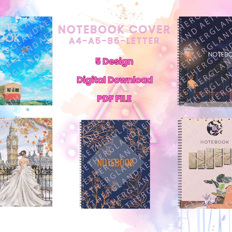 Aesthetic Notebooks - Etsy