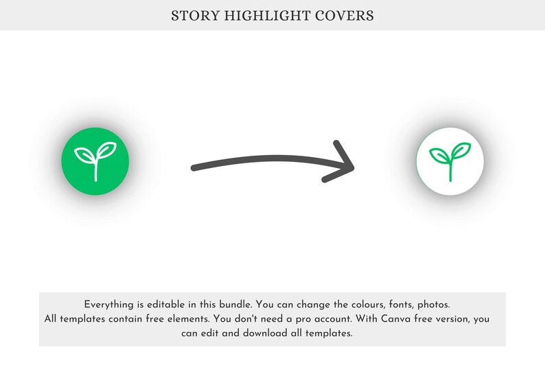 Plant Highlight Covers | Plant Store Icons Canva | Gardening Instagram ...