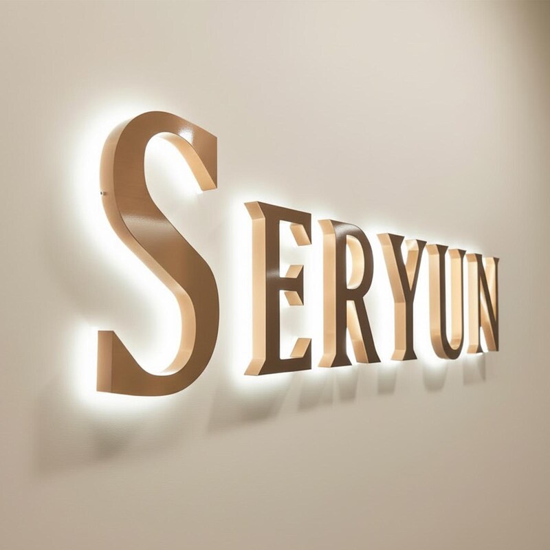 Custom 3d Metal Backlit - Etsy