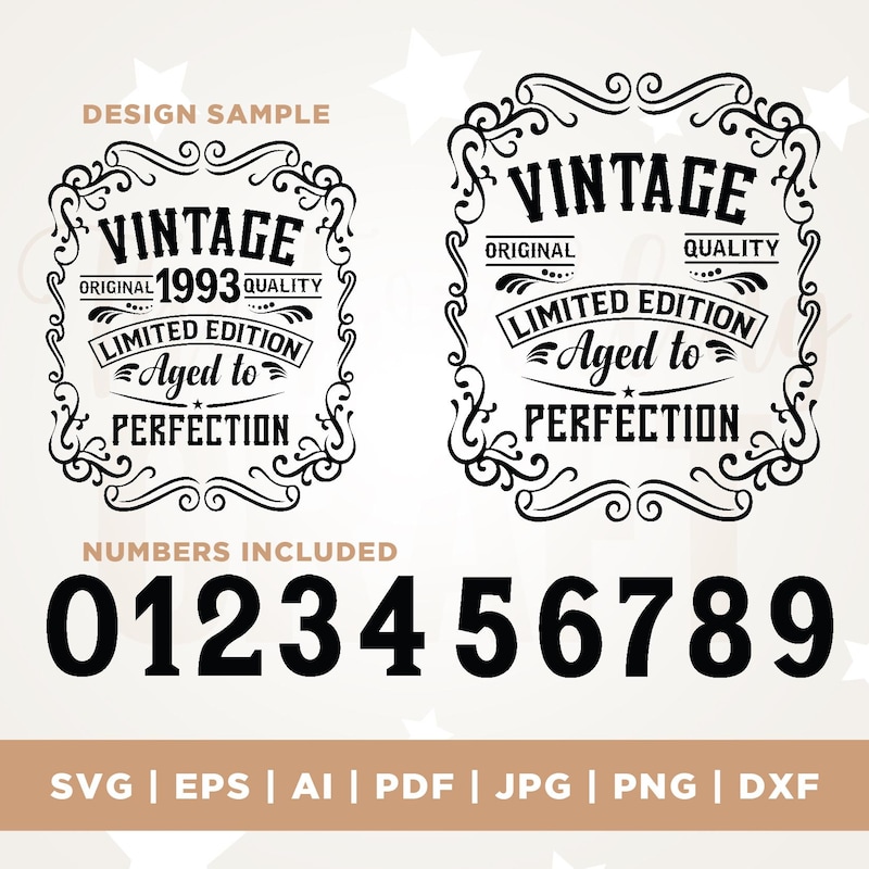 Vintage Logo Printable - Etsy