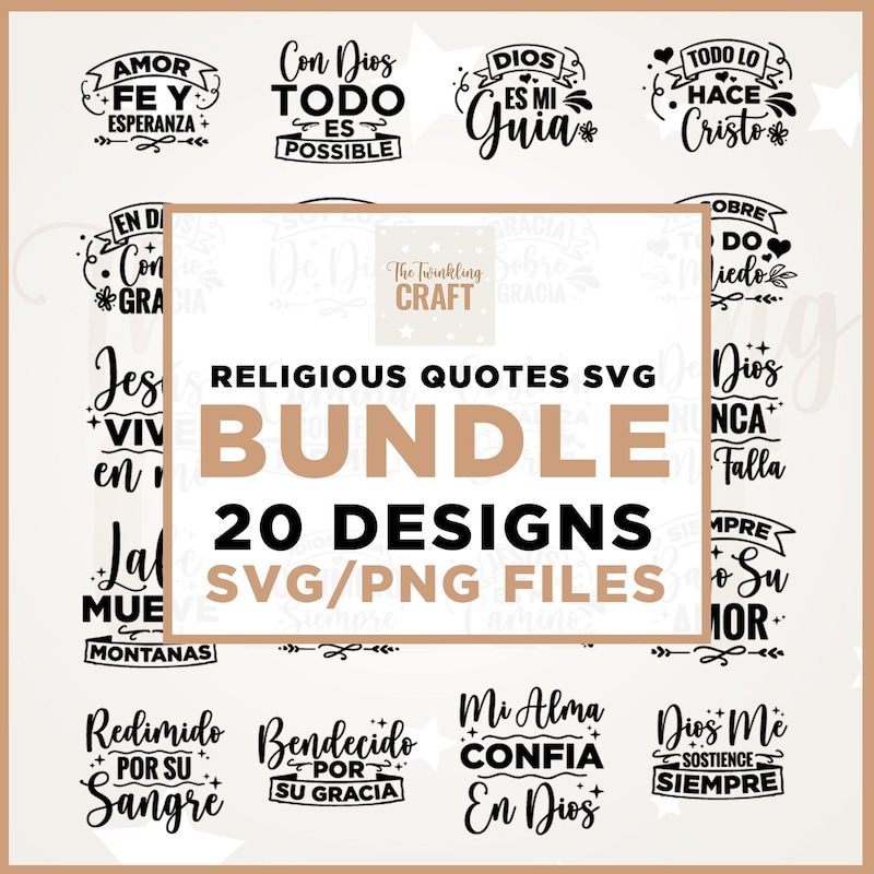 Christian Spanish Svg Svg - Etsy