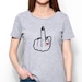 Rude Finger SVG, Middle Finger Silhouette, Cricut Cut File (digital ...