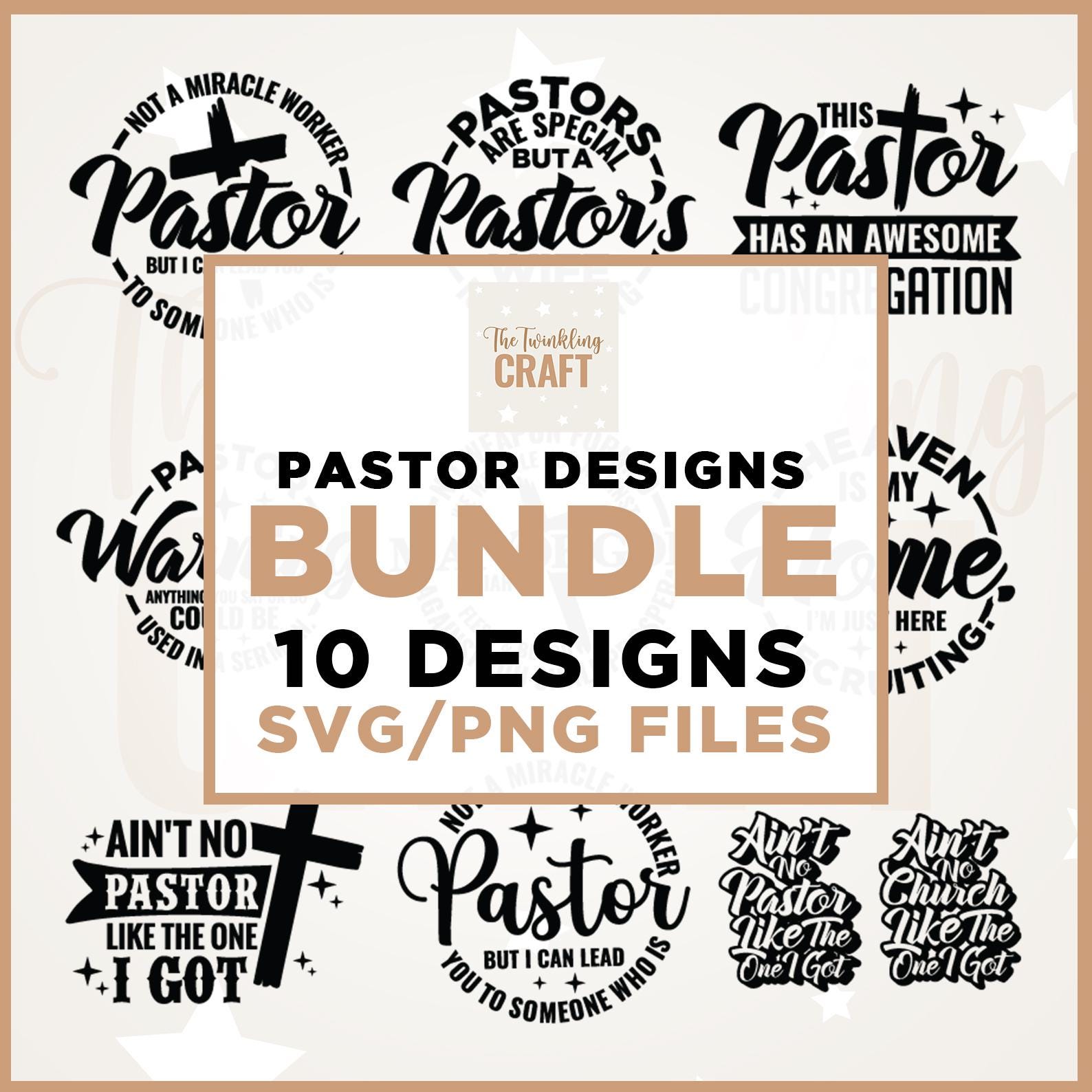 Pastor SVG Bundle, Christian Quotes, Bible Verses (digital Download) - Etsy