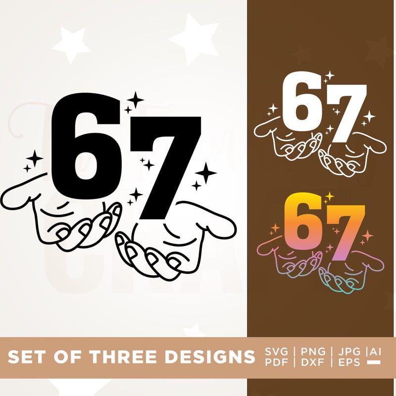 6 7 Hands Clip Art - Etsy
