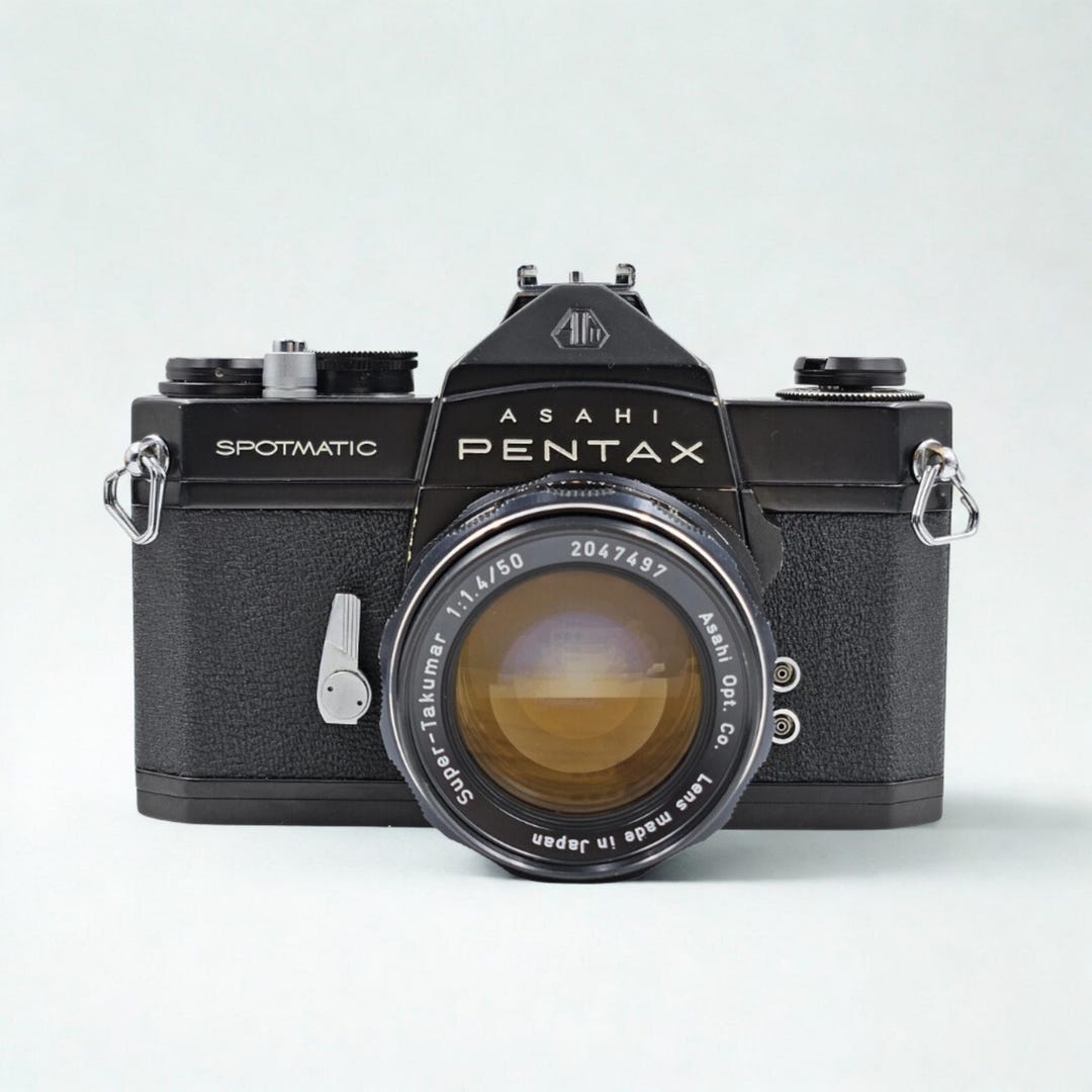 Rare Black Pentax SP 35mm Film Camera Kit | Serviced SMC 50mm F/1.4 ...