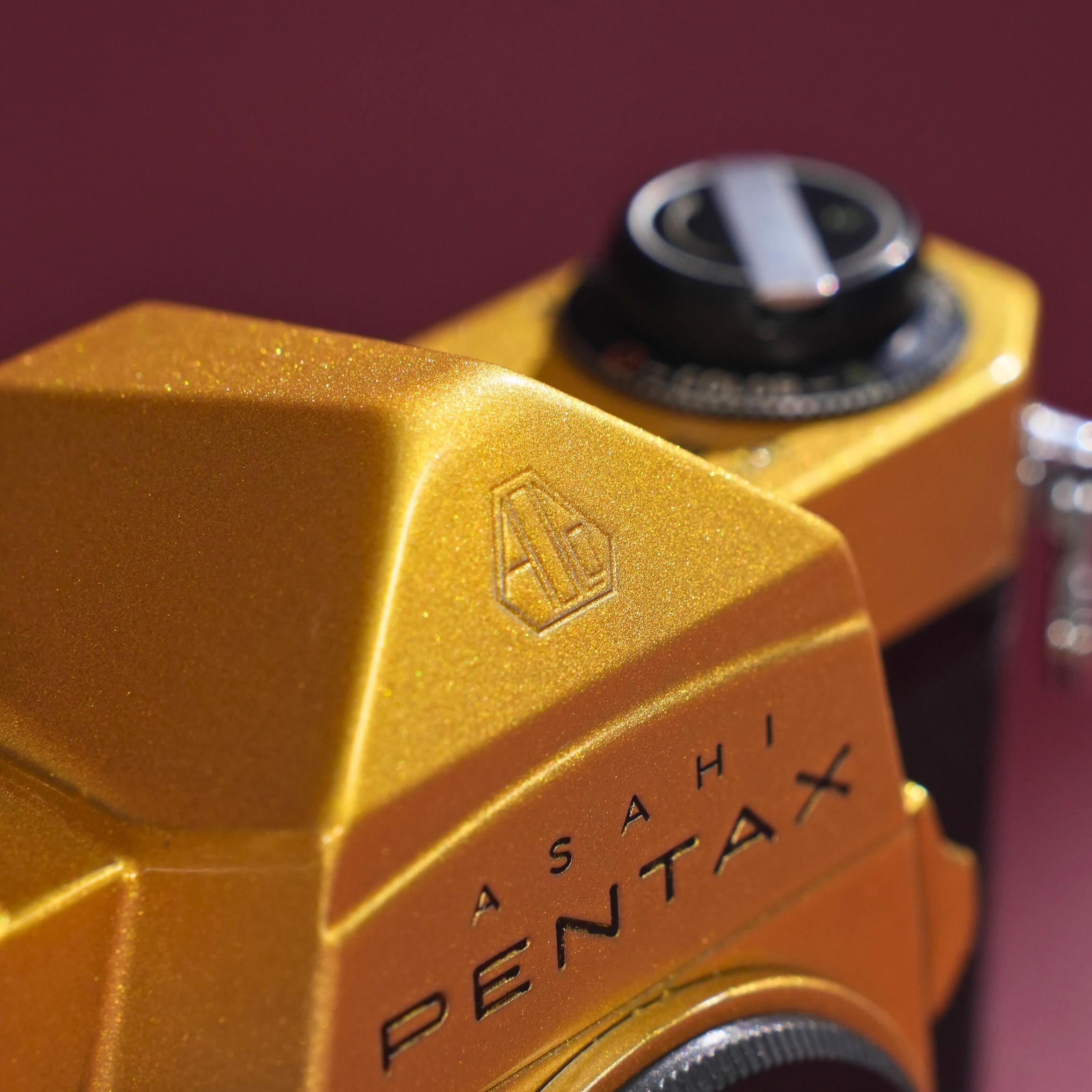 Camera Spray Paint | Custom Color Change | Custom Gold & Black Pentax ...