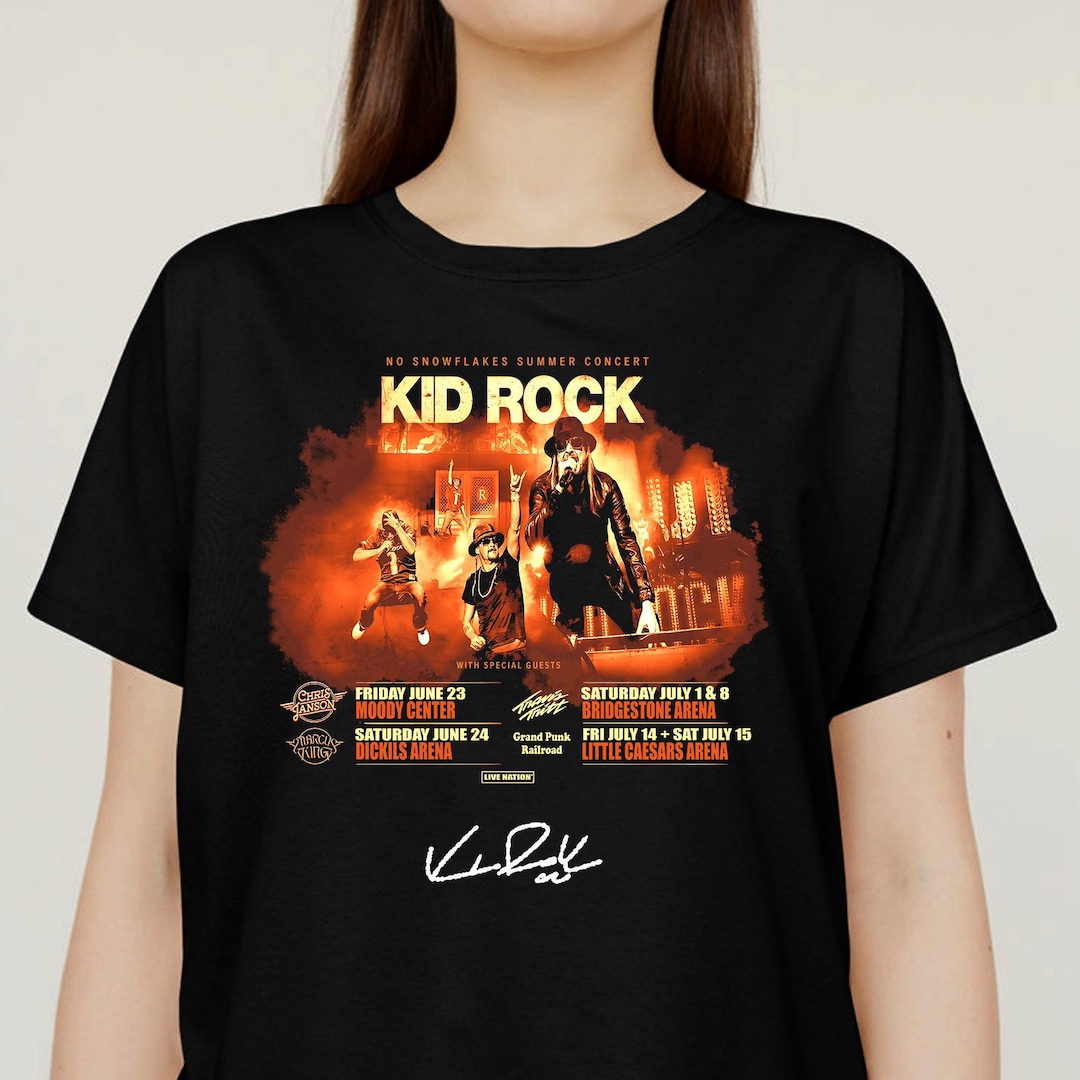 Kid Rock Graphic Cotton Shirt - Etsy