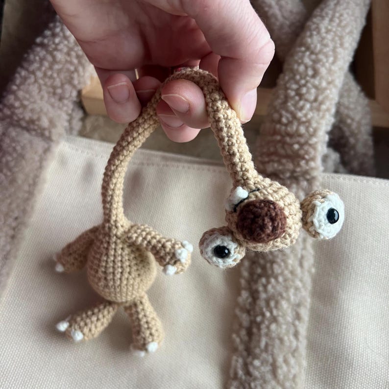 Patrón de crochet para Sid de cuello largo, Sid perezoso de La Era de ...