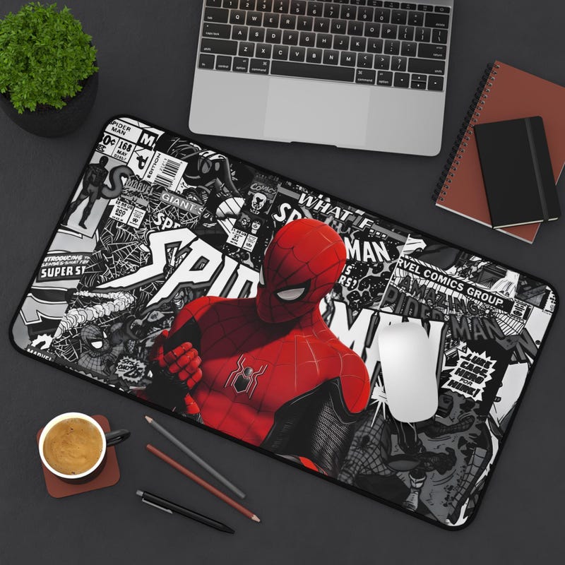 Spiderman Comic Mouse Pad - Etsy