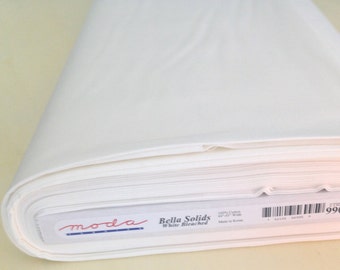 Bella Solids Moda-9900-97 Bleached White 1/2 Yard Increments - Etsy
