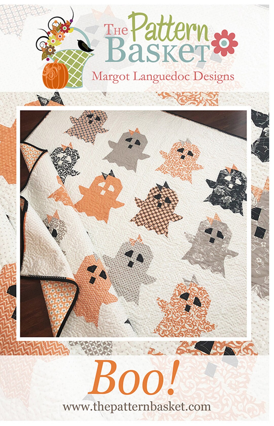 BOO Halloween Quilt Pattern by the Pattern Basket 53 X - Etsy