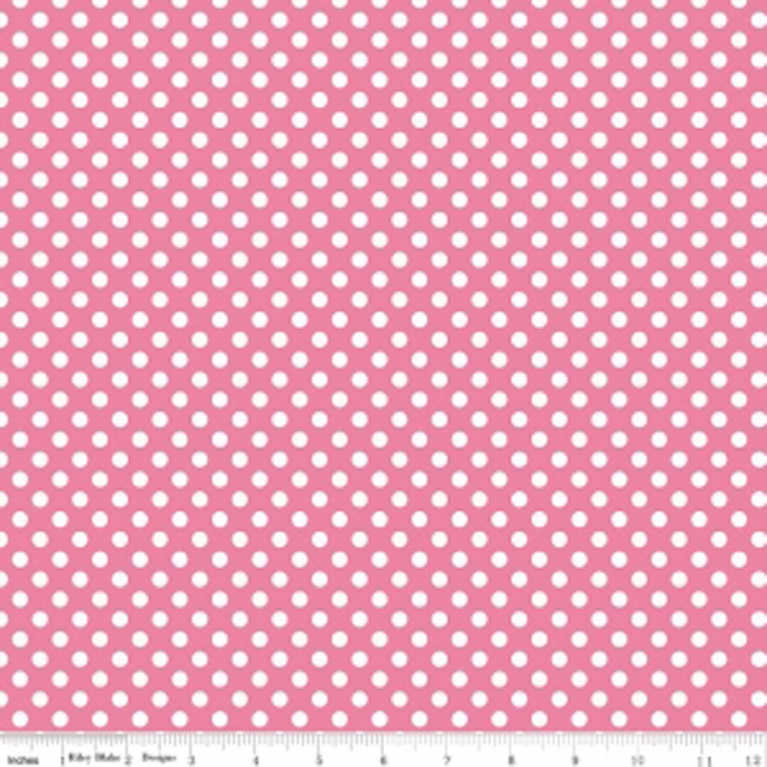 END OF BOLT 62" X44/45" Wide (1 Yard + 26") by Riley Blake Small Dots ...