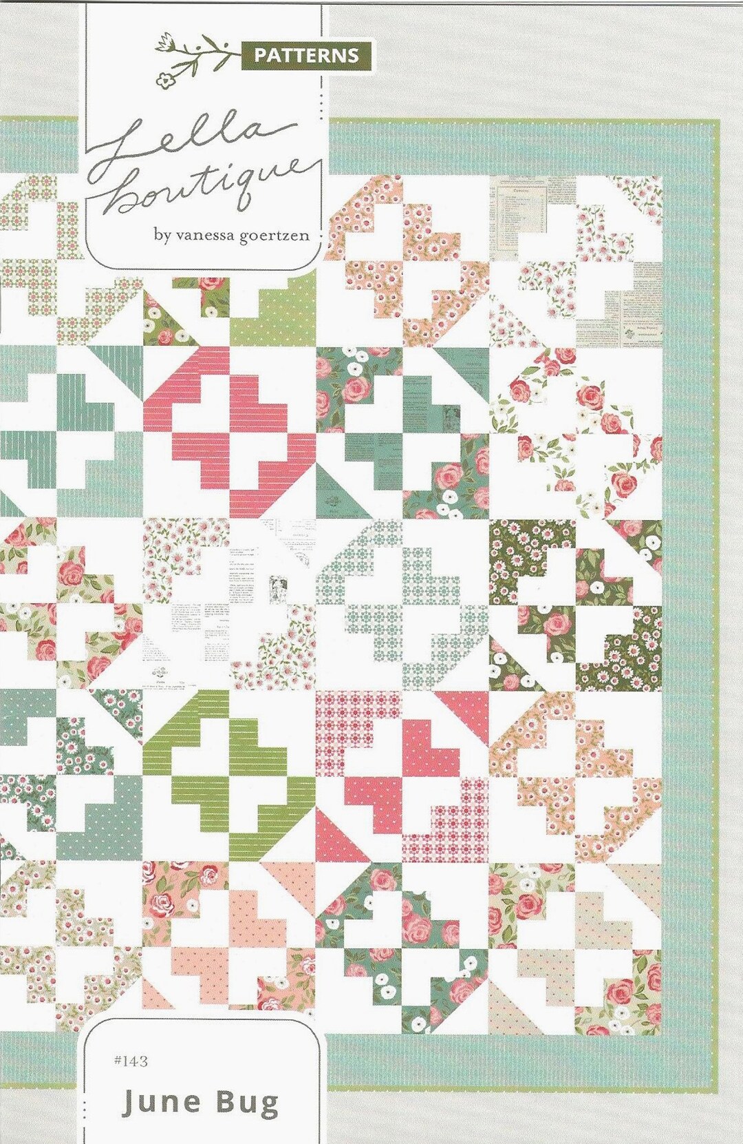 June Bug Quilt Pattern by Lella Boutique Layer Cake Friendly - Etsy