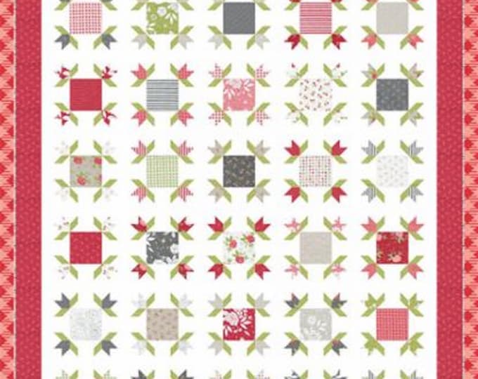 Rosebud Waltz Quilt Pattern, by Corey Yoder of Moda Fabrics, 70x82 ...
