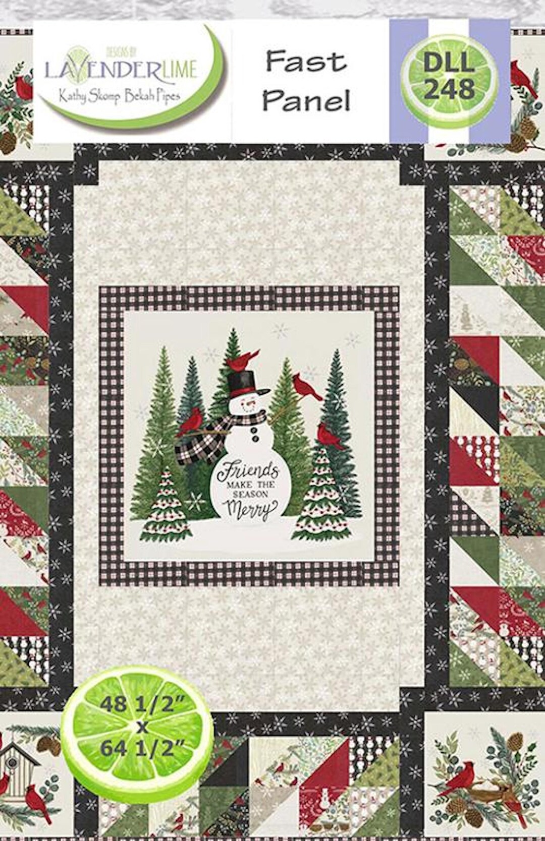 Fast Panel WINTER FRIENDS Quilt Pattern by Lavender Lime for Deb Strain ...