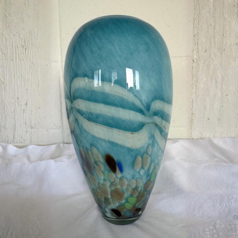 Art Glass Studio Vase - Etsy