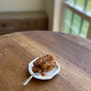 Miniature German Chocolate Cake With Fork - Etsy