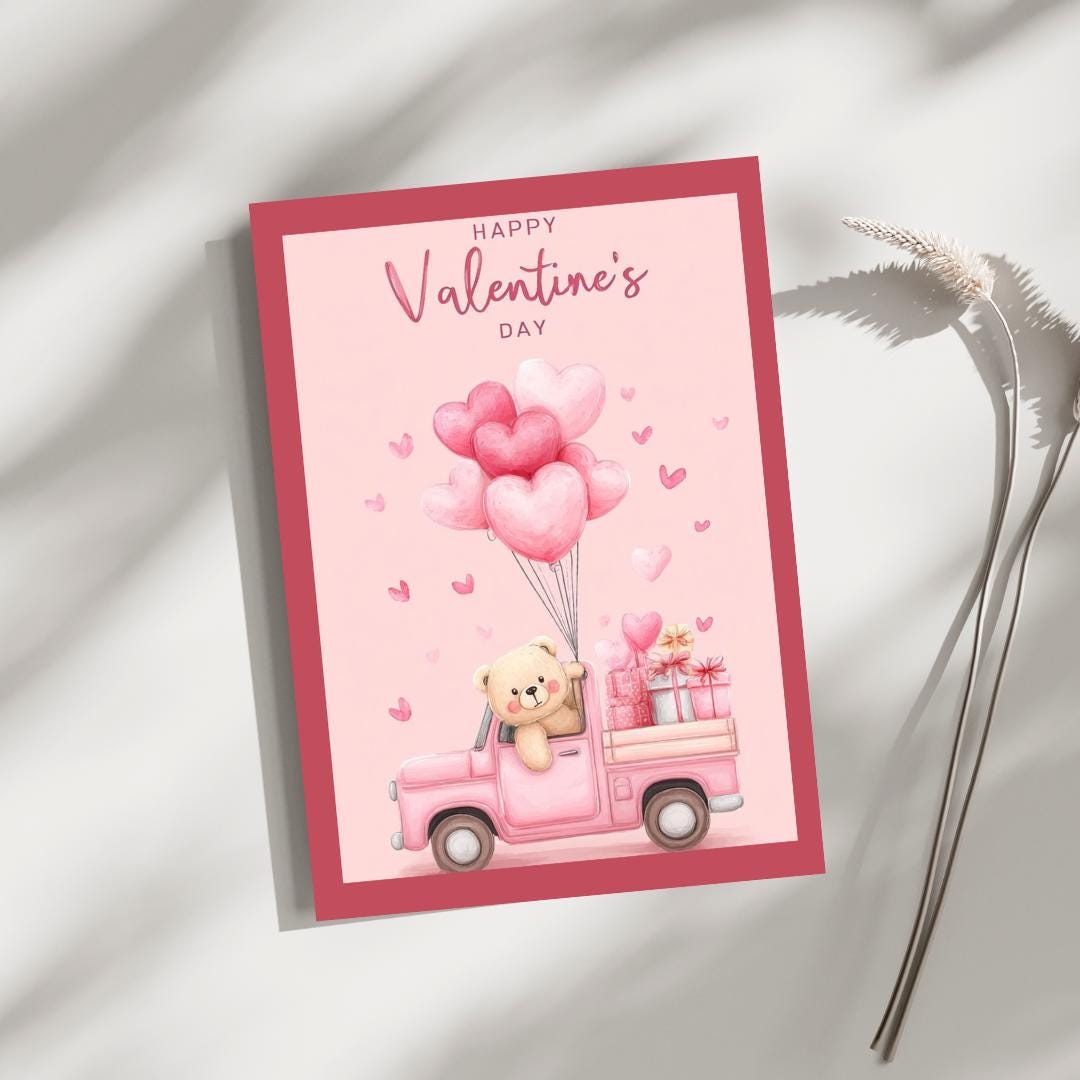 Valentine Day Cards Design PNG, Valentine Coquette Bow PNG, Heart ...
