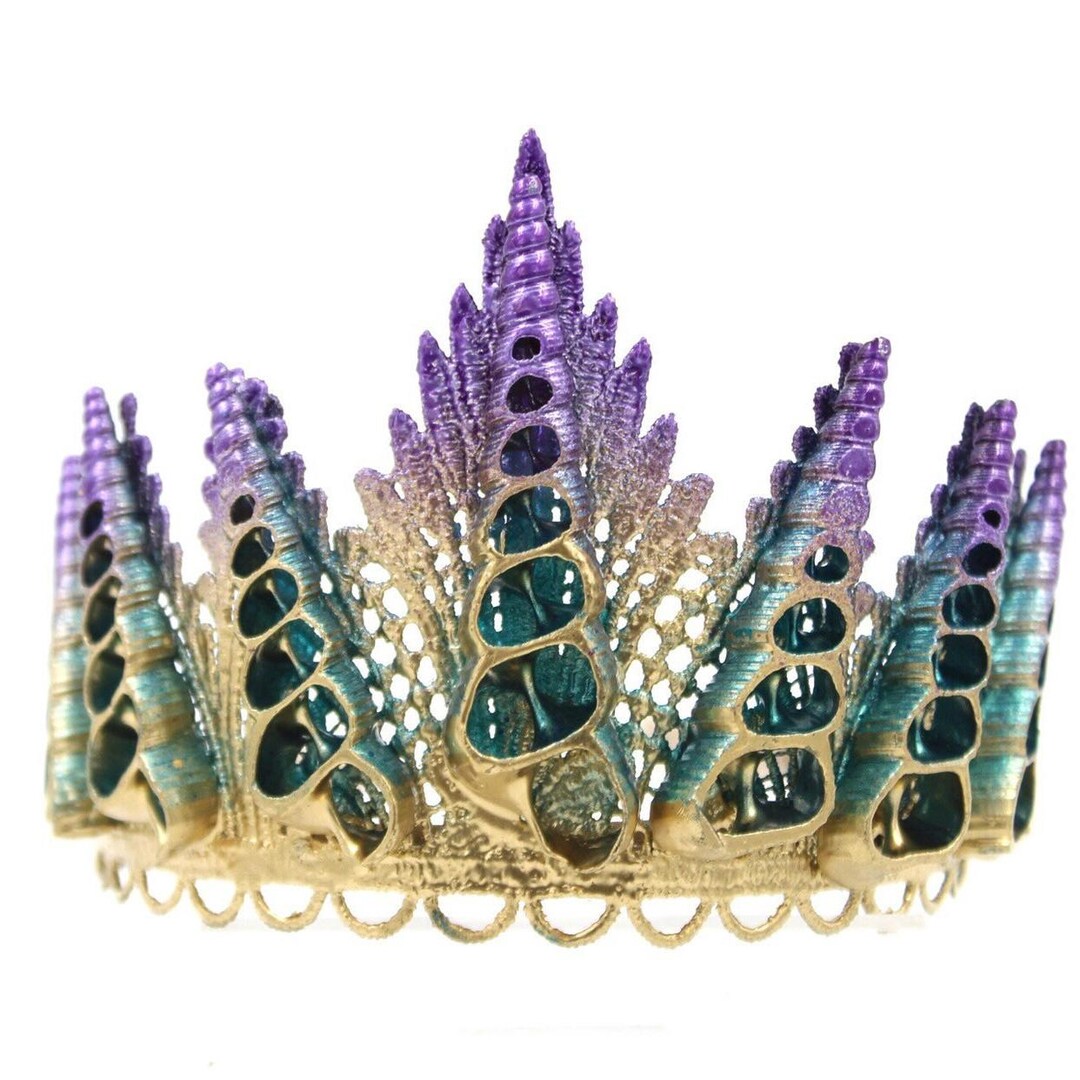 Mermaid Dreams SHELL sevyn Lace Tiara Fits Young Ladies Women ...
