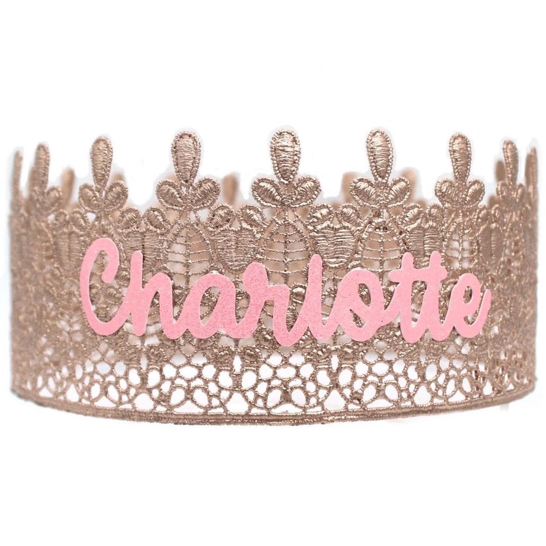 Personalized Birthday Crown | Custom Queen or Princess Name Tiara ...