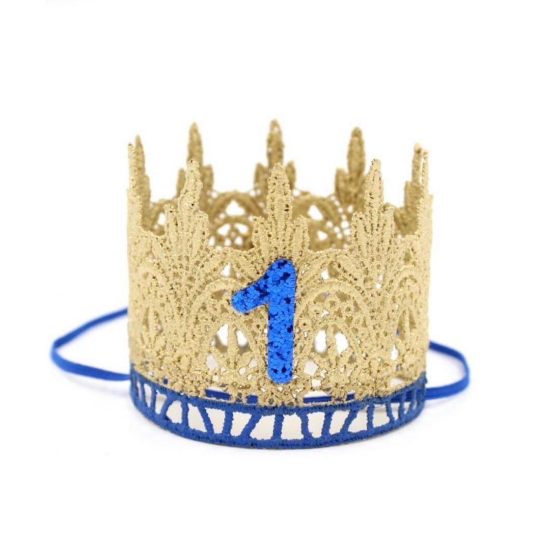 First Birthday Crown for Boys | Custom Any Age - Etsy