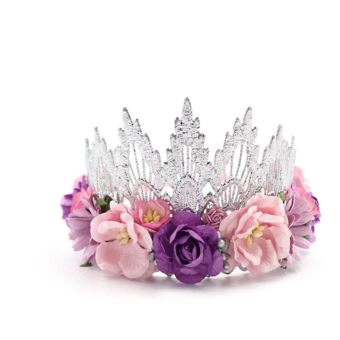 Fairy Princess Tiara Flower Girl Headpiece Birthday Flower Crown Boho ...