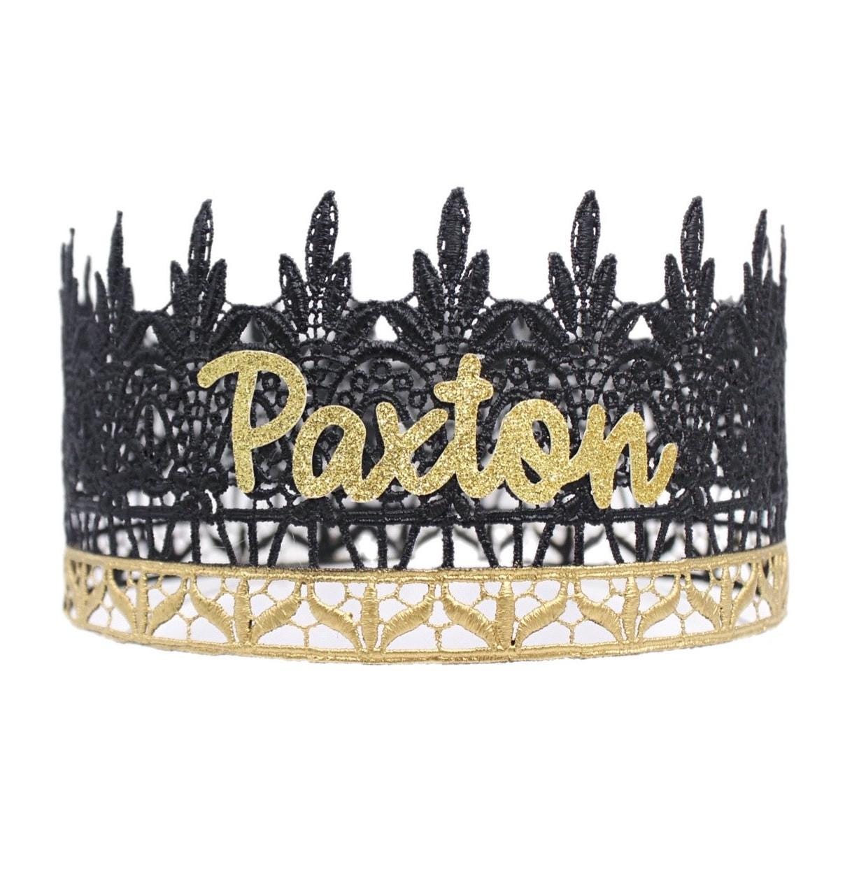 Personalized Crown for Boys, Teens, Men | Custom Name, Birthday ...