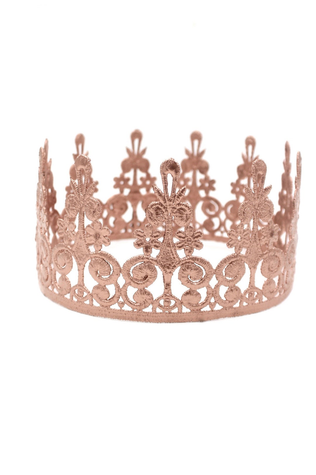 Copper Elle Lace Crown Ready to Ship Full Size Lace - Etsy