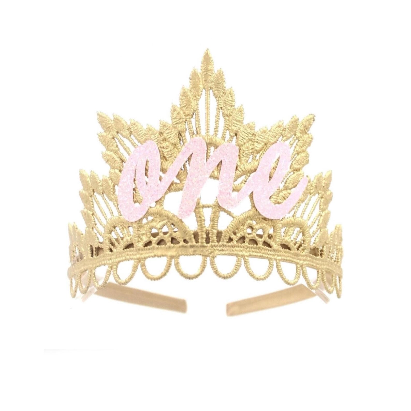 First Birthday Tiara | 1st Birthday Headband | Baby Girl Cake Smash ...