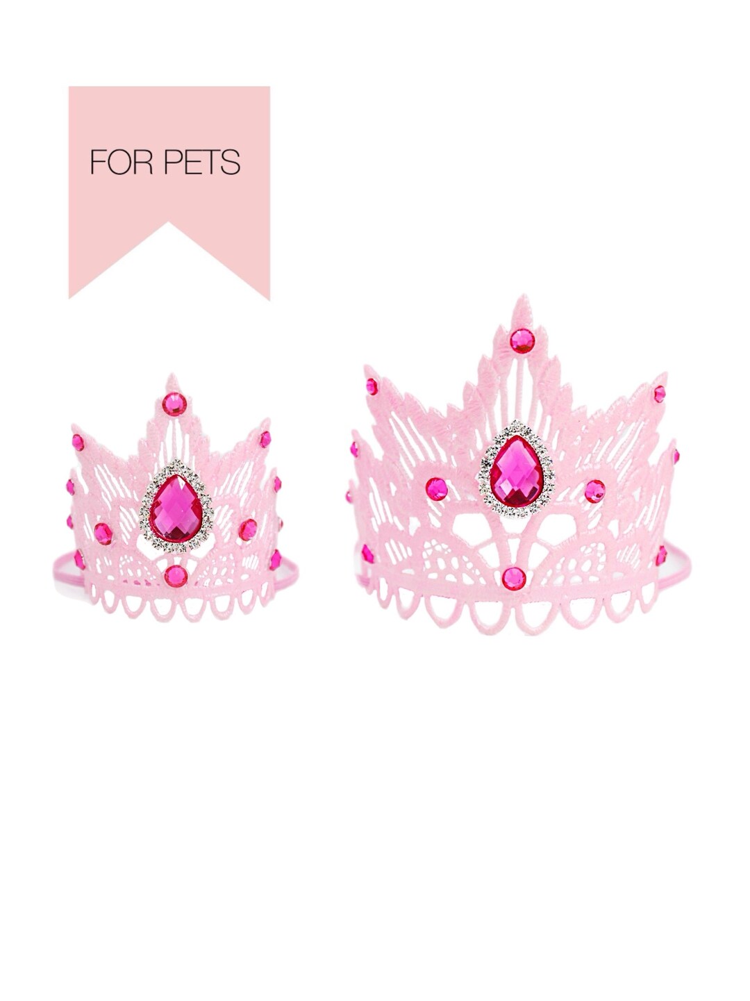 Dog Princess Tiara – Jeweled Crown for Dogs, Cats, or Pets, Birthday or ...
