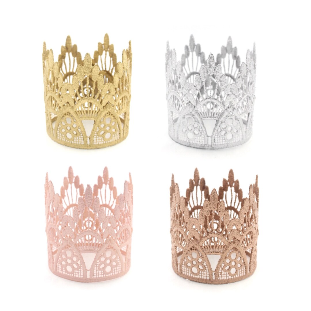 Sienna Tall MINI Lace Crown 1st Birthday Bachelorette Party Fits ...