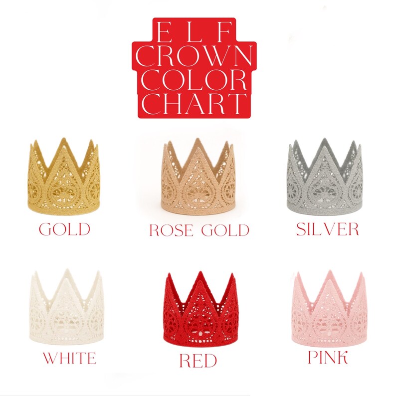 Crown for Elf Doll | Mini Gold Tiara Prop | Fits Elf Scout Dolls ...
