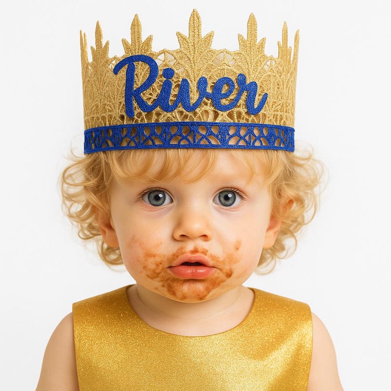 Personalized Crown for Boys, Teens, Men | Custom Name, Birthday ...