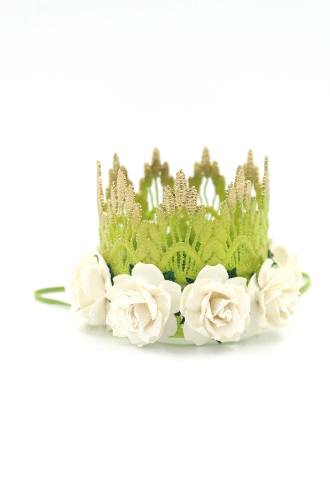 Frog Princess Flower Crown Toddler First Birthday Party Hat Sienna MINI ...