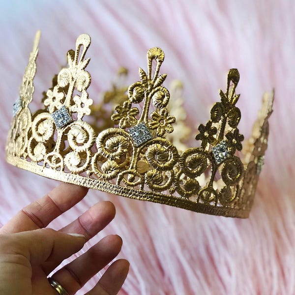 Gold Metal Crown - Etsy
