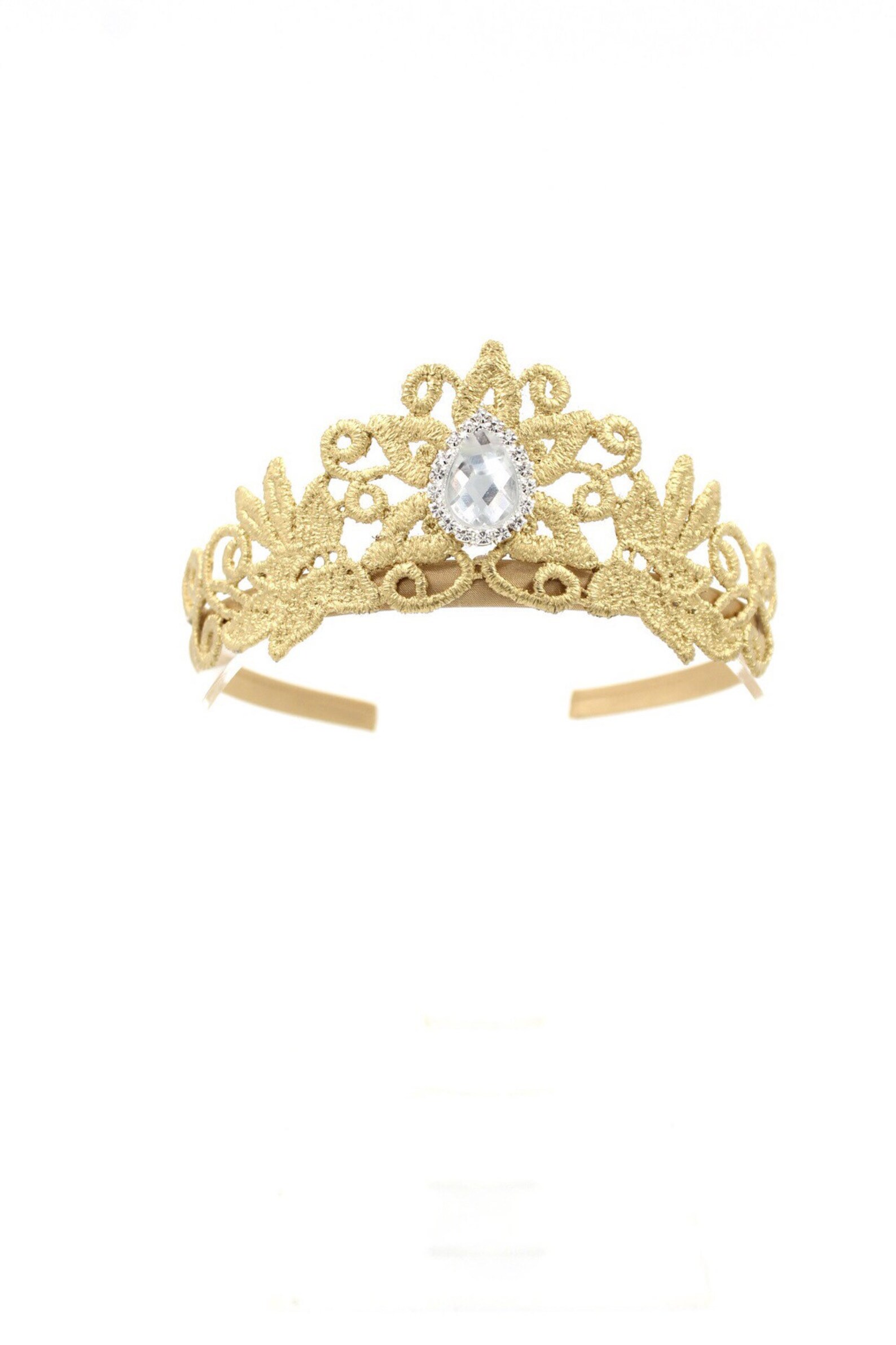 NEW Azalea Princess Lace Tiara With JEWEL Fits Babes - Etsy