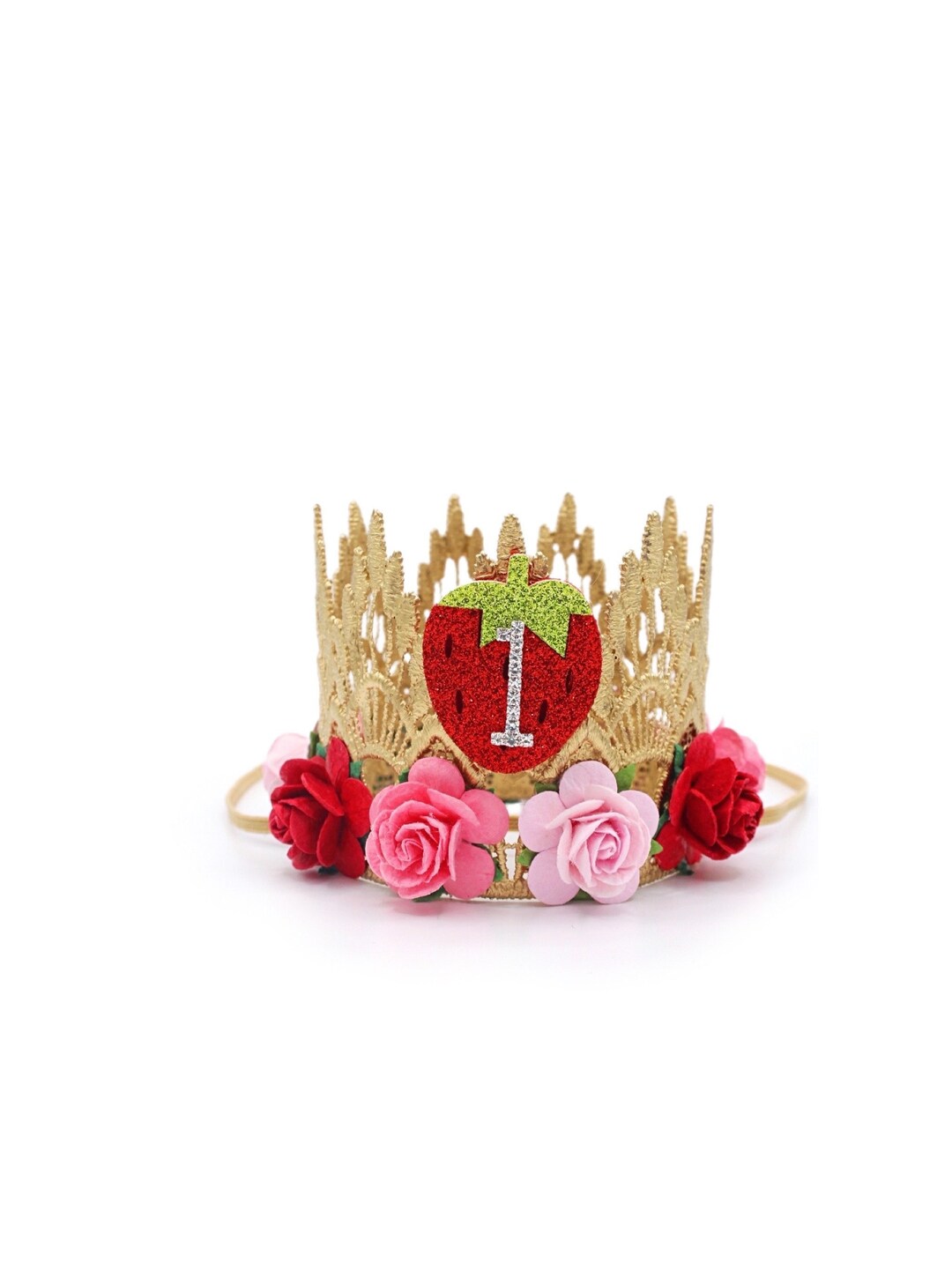 Berry First Birthday Crown Strawberry 1st Birthday Party Hat Sweet One ...