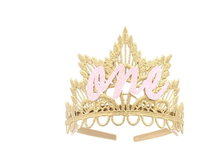 NEW Azalea Princess Lace Tiara With JEWEL Fits Babes - Etsy