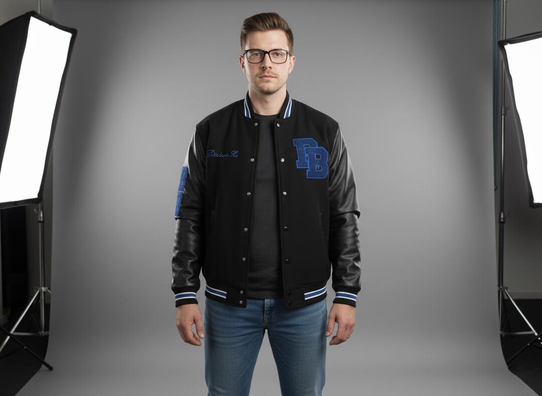 Custom Varsity Jacket Leather Sleeves Any Color Personalized Letterman ...