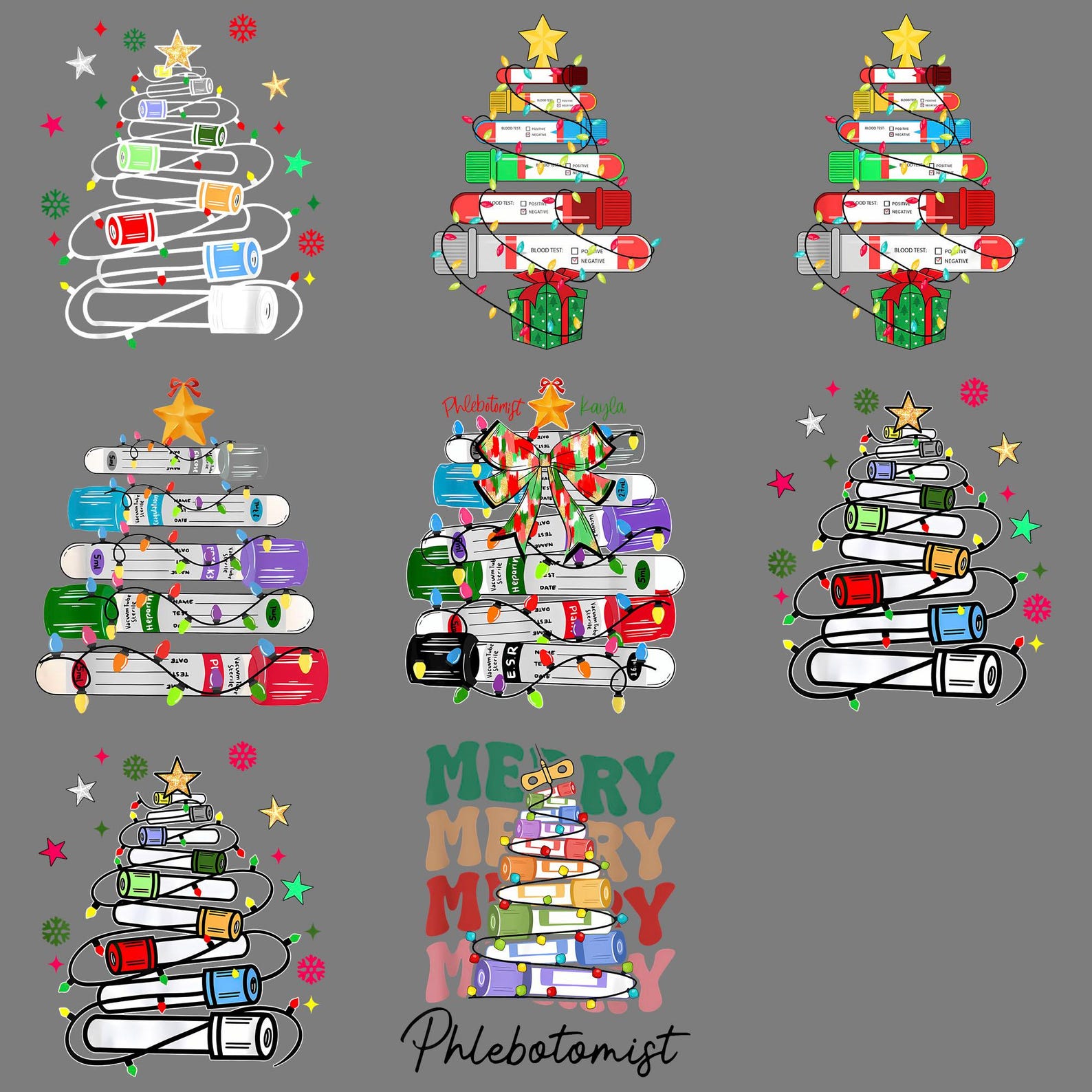 Test Tube Christmas Tree Phlebotomy PNG, Funny Sarcastic Medical Quote ...