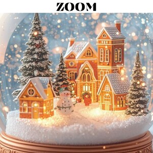 Winter Village Snow Globe Christmas Card – Warm Holiday Greetings ...