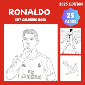 coloring pages ronaldo shirt
