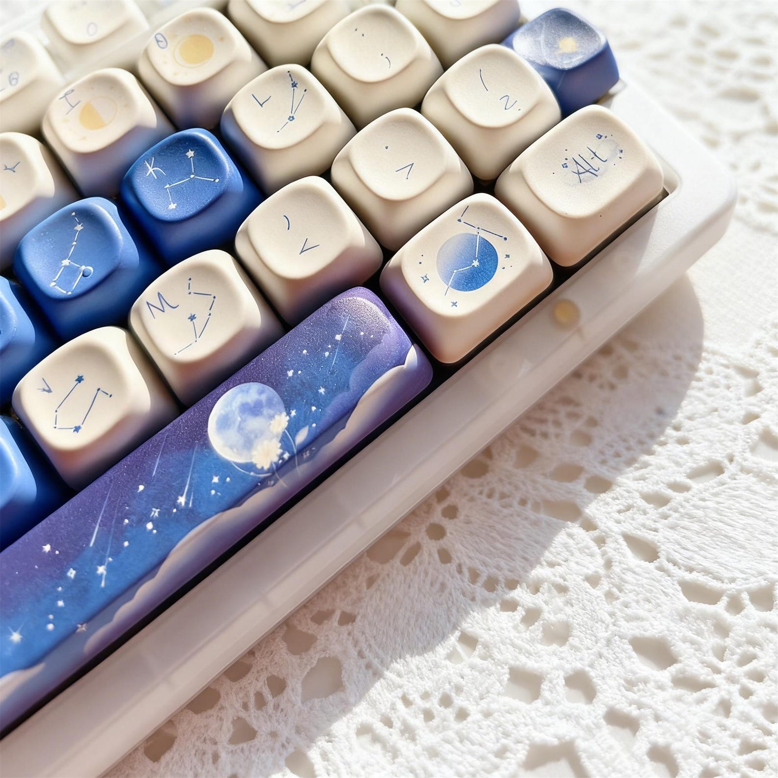 Stars & Moon Constellations Theme Keycap Set, Cherry/xda/moa/soa ...
